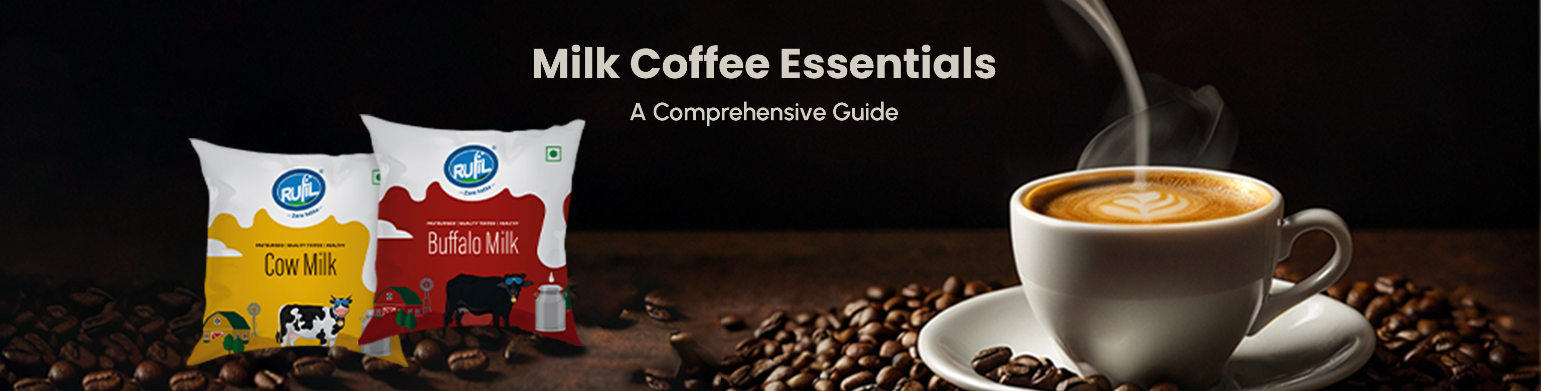 Milk Coffee Made Easy-Milk Choices & Brewing Guide | Rufil