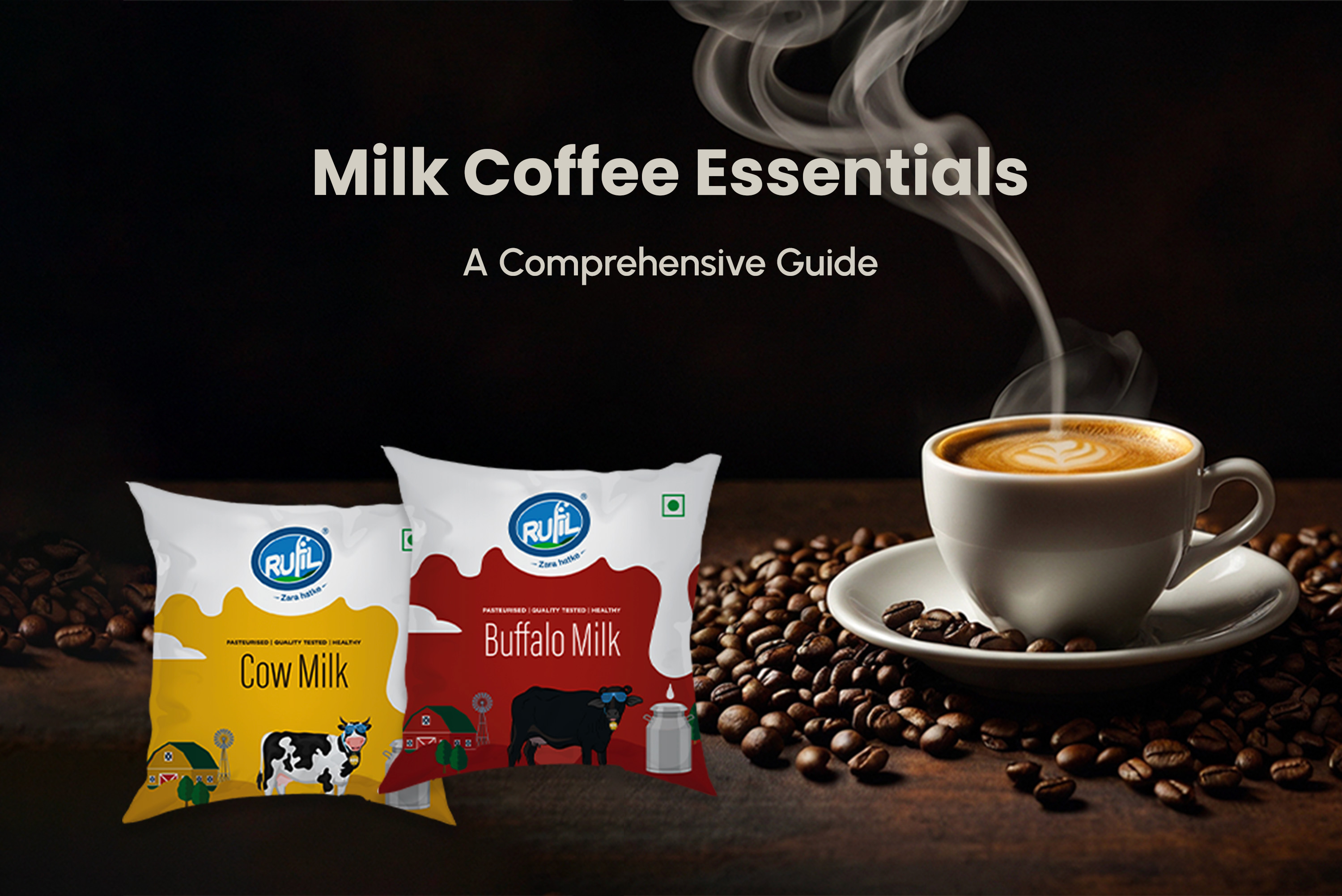 Milk Coffee Made Easy-Milk Choices & Brewing Guide | Rufil