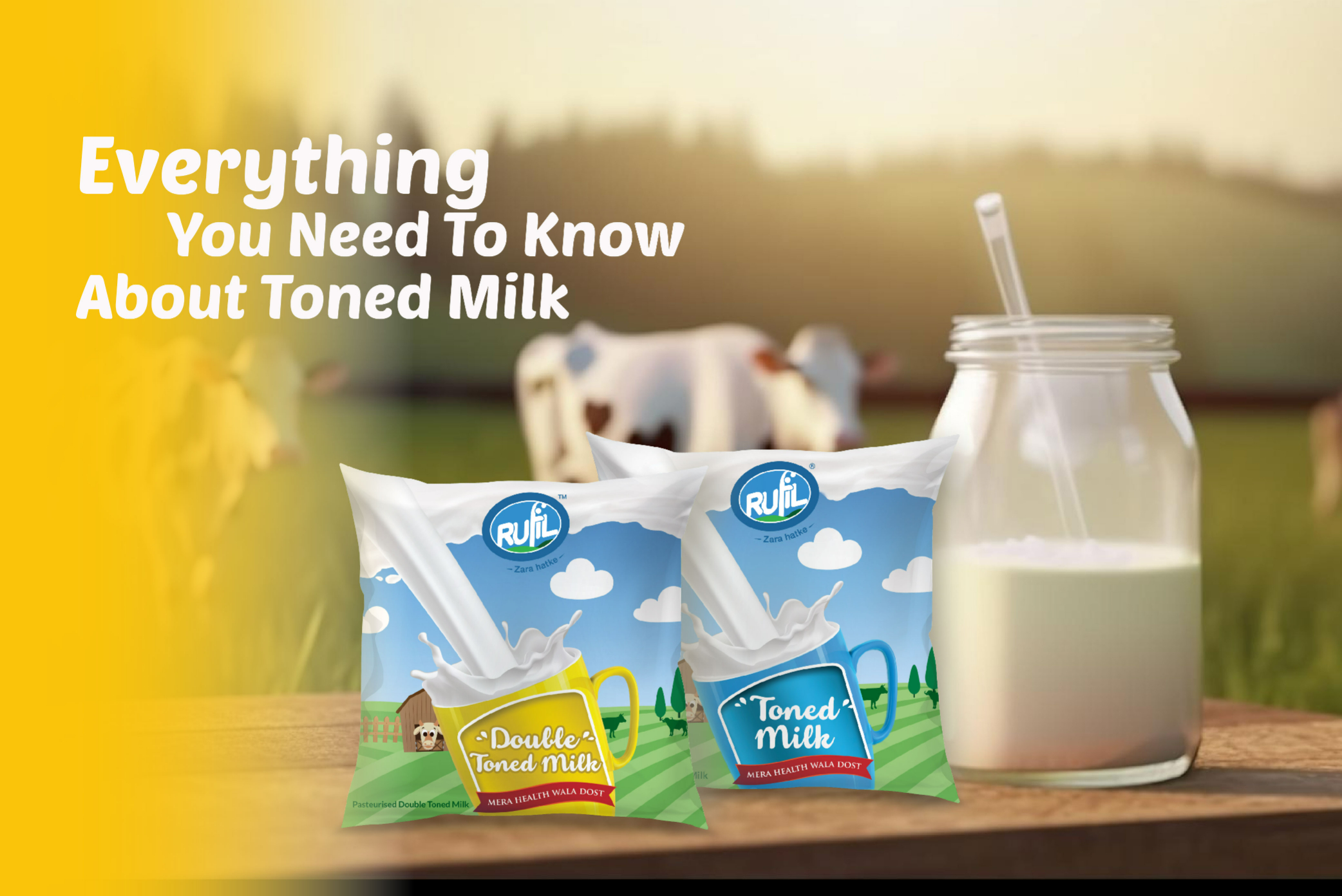 Everything You Need To Know About Toned Milk| Rufil